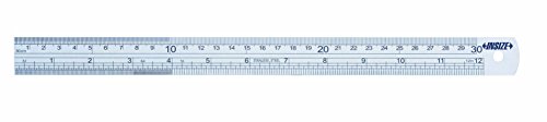 INSIZE 7110-150 Steel Rule, 6"/150 mm, Graduation 1/64", 1/32", 1/16", 0.5 mm, 1 mm