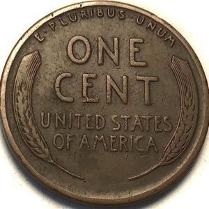 1924 S Lincoln Wheat Cent Penny Seller Fine