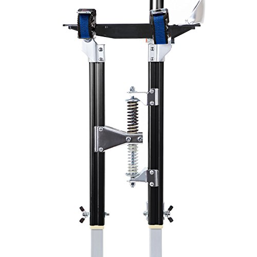 GypTool Pro 15" - 23" Drywall Stilts - Black