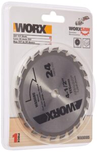 worx wa5085 24t tct blade, 4 1/2" inch