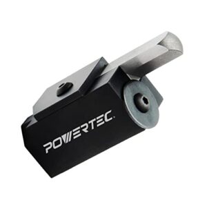 powertec 71036 squaring chisel w/premium grade hss blade | hinge recess corner wood chiseling tool