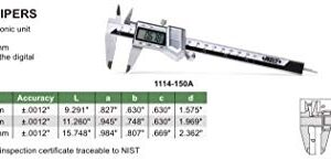 INSIZE 1114-150A Electronic Caliper, 0-6"