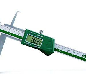 INSIZE 1176-150 Electronic Inside Groove Caliper, Upper Jaw 35-6" 9-150 mm Lower Jaw 59-6" 15-150 mm