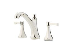 pfister lg49de0d arterra 2-handle 8" widespread bathroom faucet in polished nickel