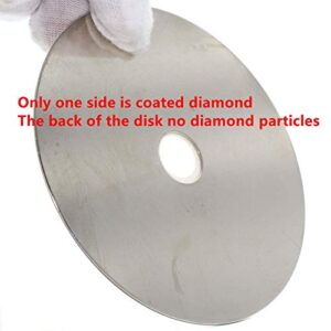 JINGLING 4" inch 100mm Diamond Flat Lap Disc Coated Grinding Disk Grit 320 Medium