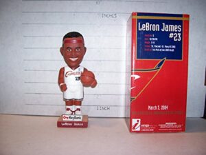 2004 lebron james gund arena 1st(rookie) bobblehead sga cavaliers mint in box