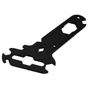 Dirty Rigger DTY-MULTITOOL Black Multitool With 14-In-1 Separate Rigger Tools Including Wing Nut Spanner