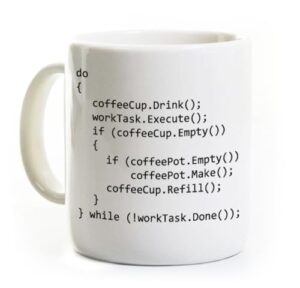 computer science coffee mug - c++ programmer coder gift 11 oz. - verified code