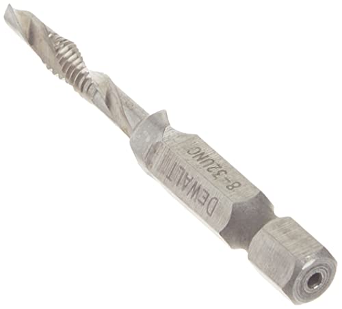 DEWALT DWADTQTR832 Impact Ready 8-32 UNC Drill Tap, 1/4" Capacity