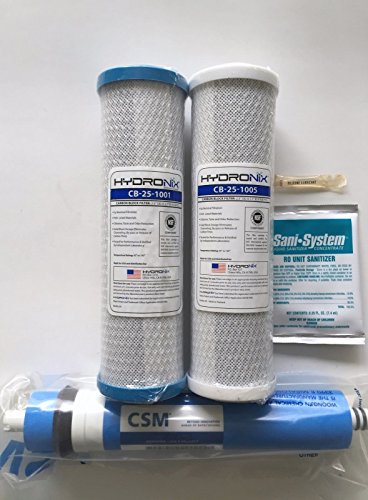 GE SMART WATER REVERSE OSMOSIS GXRM10G PRE & POST FILTERS 50 GPD GE FXWTX GE FX12P GE FX12M ANNUAL RO REPLACEMENT FILTER PACK