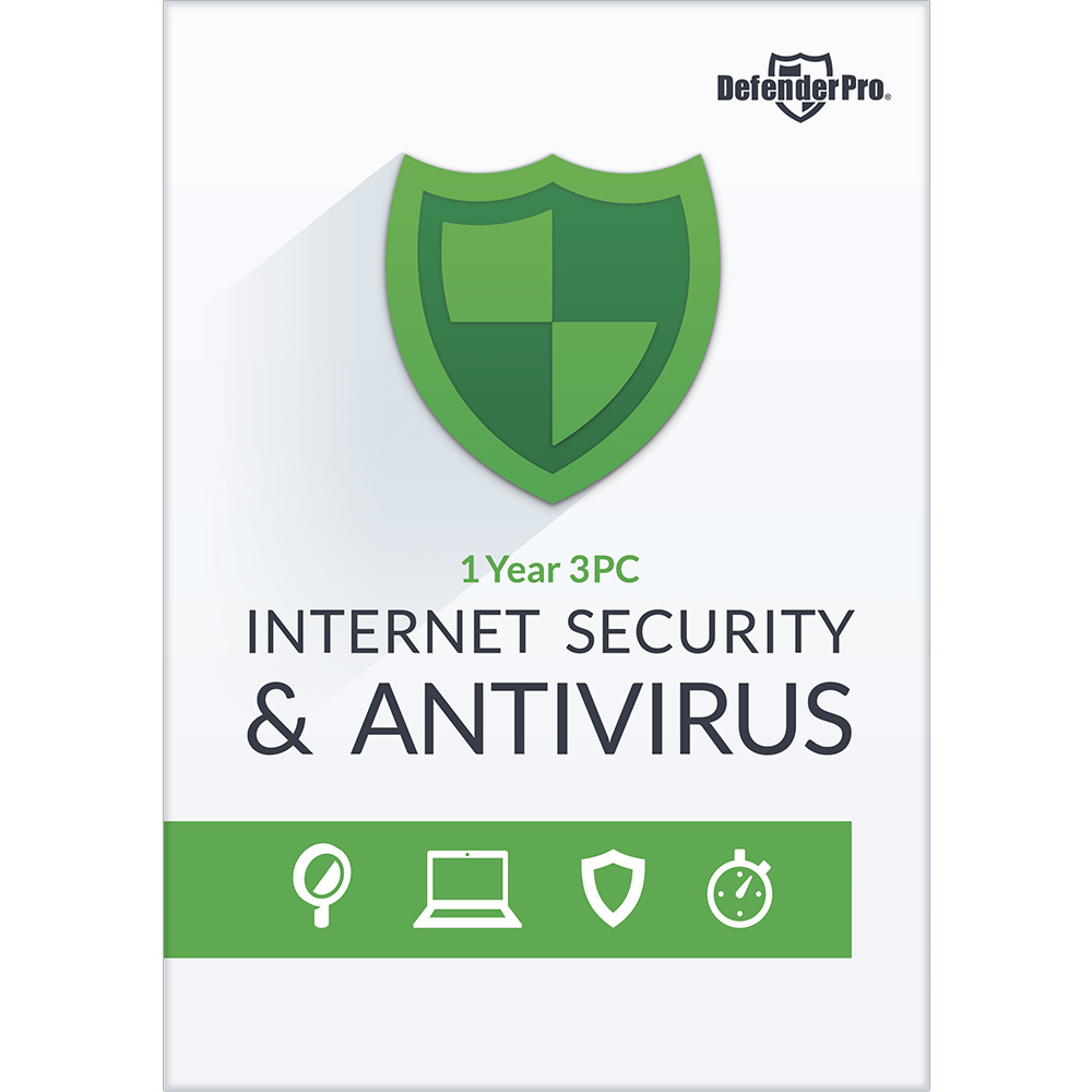 Defender Pro Internet Security & Antivirus 1 YR 3 PCs [Download]