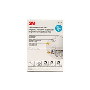 3M Oh/Esd Dust Mask W/Valve 8210 Woodworking 1 Box (20 per Box )