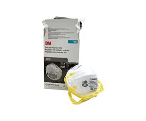 3m oh/esd dust mask w/valve 8210 woodworking 1 box (20 per box )