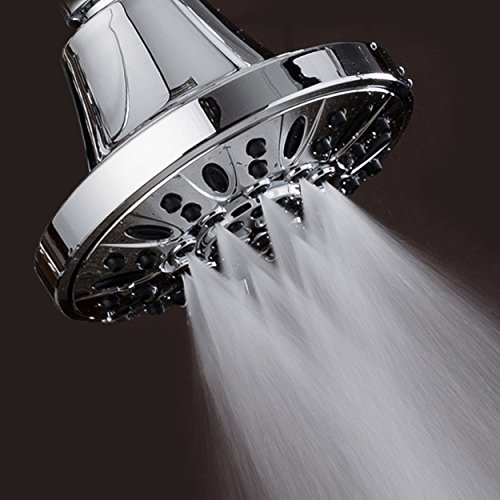 AquaDance Premium High Pressure 6-setting 4-Inch Shower Head for the Ultimate Shower Spa Experience! Officially Independently Tested to Meet Strict US Quality & Performance Standards!