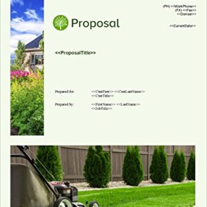 Proposal Pack Lawn #3 - Business Proposals, Plans, Templates, Samples and Software V20.0