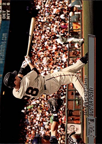 Buster Posey (5) Assorted Baseball Cards Bundle - San Francisco Giants Trading Cards