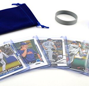 Clayton Kershaw (5) Assorted Baseball Cards Bundle - Los Angeles Dodgers Trading Cards