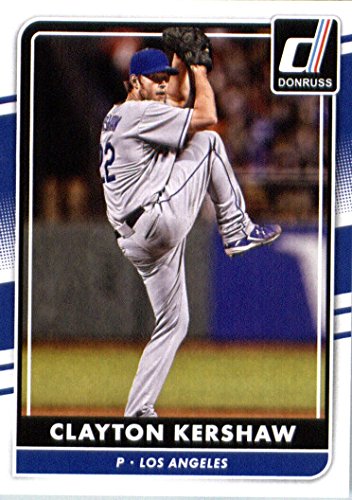 Clayton Kershaw (5) Assorted Baseball Cards Bundle - Los Angeles Dodgers Trading Cards