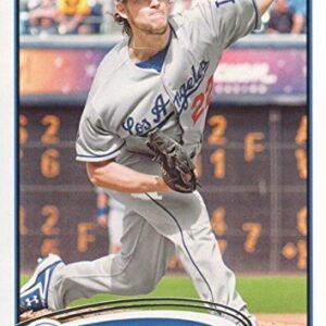 Clayton Kershaw (5) Assorted Baseball Cards Bundle - Los Angeles Dodgers Trading Cards