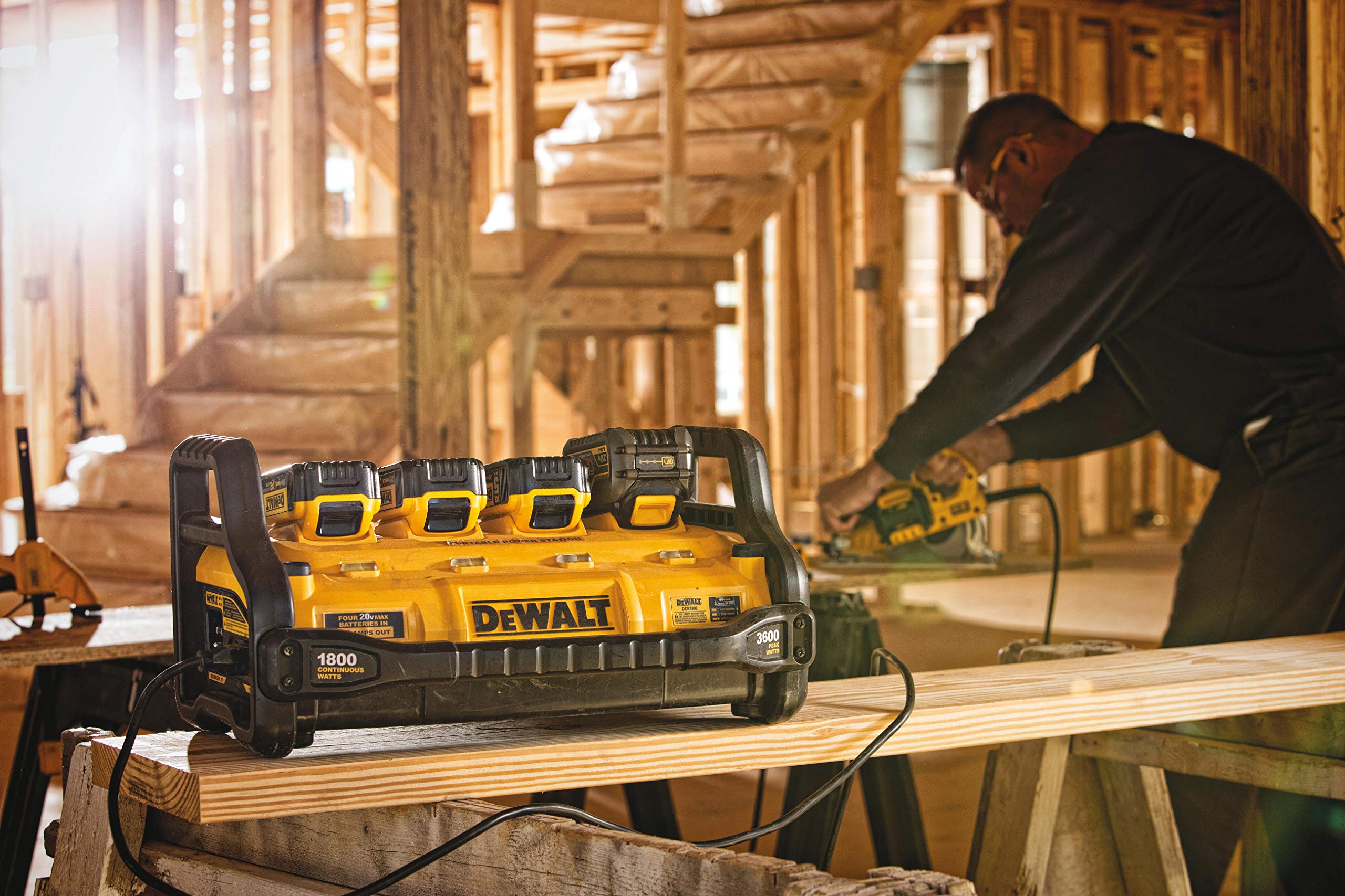 DEWALT FLEXVOLT Power Station, Portable, Tool Only (DCB1800B)