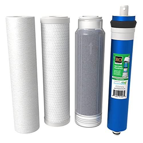 Aquatic Life Reverse Osmosis 10” Replacement Filter Cartridges Kit (Carbon)