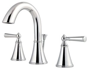 pfister lg49gl0c lg49-gl0c saxton 2-handle 8" widespread bathroom faucet in polished chrome, 1.2gpm