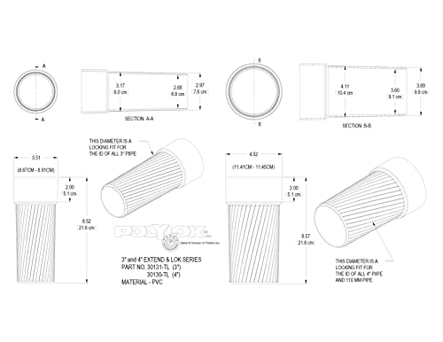 Polylok 4" Extend & Lok™ for Effluent Filters