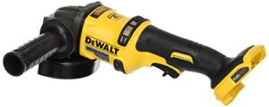 dewalt flexvolt 60v max* angle grinder with kickback brake, tool only (dcg414b)