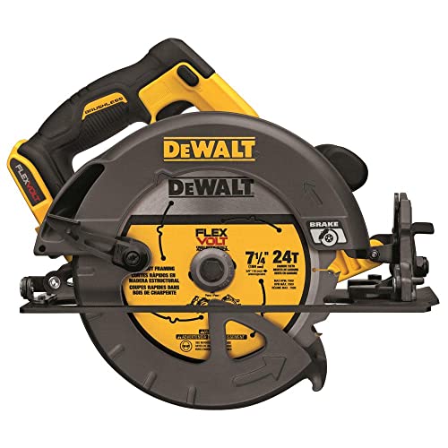 DEWALT FLEXVOLT 60V MAX* Circular Saw, 7 1/4-Inch, Brushless, Tool Only (DCS575B)