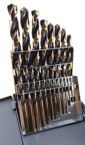 Drill Hog 21 Pc Drill Bit Set Index Hi-Molybdenum M7