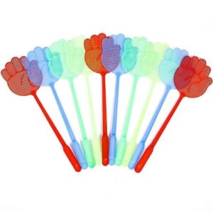 ValueHall Fly Swatter 10 Pack Fly Swatters Multi-Colors Manual Plastic Fly Swatter Set V7022