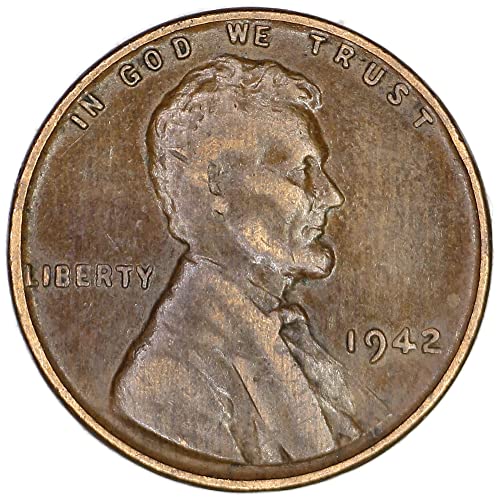 1942 P Lincoln Wheat Cent Penny Seller Good