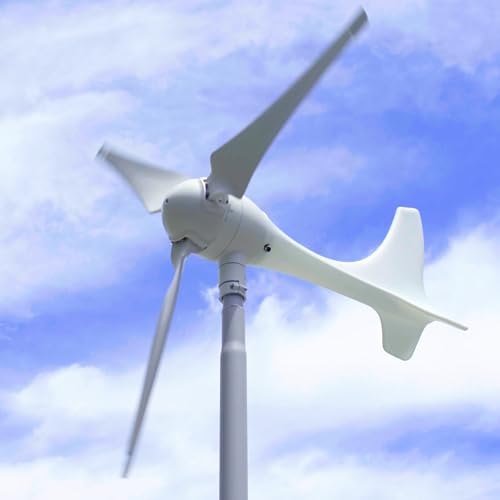 Automaxx Windmill 600W (12V/24V) (50A/25A) Wind Turbine Generator kit Wind Power MPPT Charge Controller Included (Amp, Volt & Watt Display) + Automatic and Manual Braking System. DIY Installation