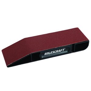 milescraft 1605 sanddevil3.0 hand sander with 3" x 21" sandpaper belt,red