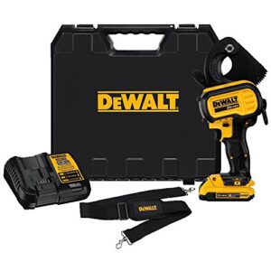 dewalt 20v max cable cutter, cordless, cuts copper and aluminum (dce150d1)