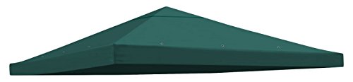 BenefitUSA Replacement 10'X10'Gazebo Canopy top Patio Pavilion Cover Sunshade plyester Single Tier-Green