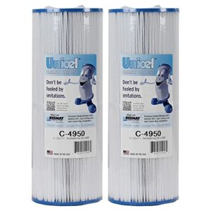 unicel c-4950 hot tub and spa 50 sq. ft. replacement filter cartridge for c-4326 and c-4625 (2 pack)