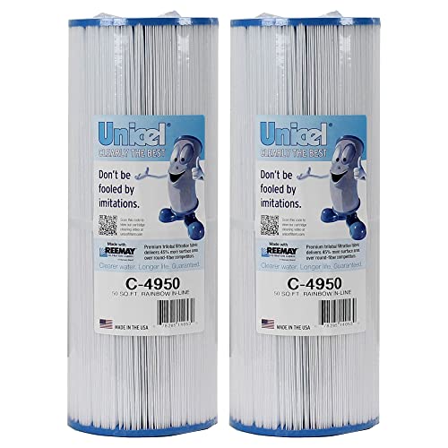 Unicel C-4950 Hot Tub and Spa 50 Sq. Ft. Replacement Filter Cartridge for C-4326 and C-4625 (2 Pack)