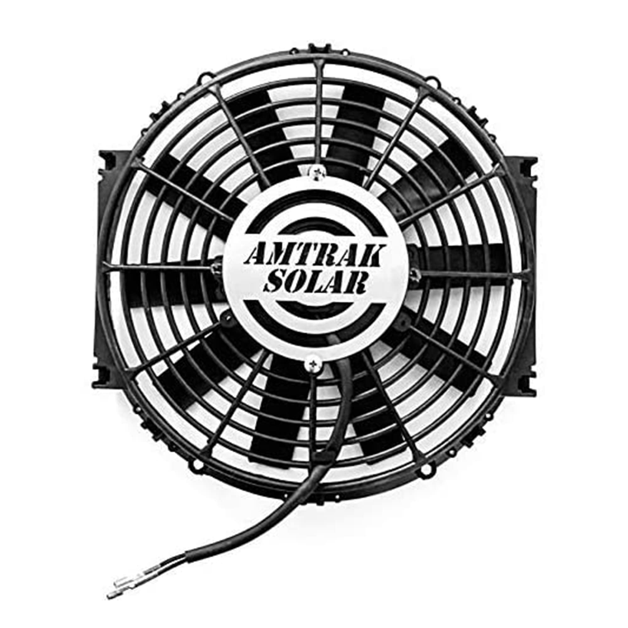 Amtrak Solar Powerful Attic Exhaust Fan Quietly Cools your House Ventilates your house, garage, greenhouse or RV and protects against moisture build-up (12" Fan Only)