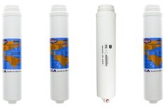 omnipure q5605, (2) q5633, and membrane replacement sediment carbon filter cartridge set w/ 50 gpd membrane for purotwist 4000