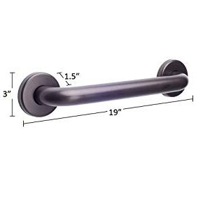 CSI Bathware BAR-SB16-TW-125-OB Straight Grab Bar, Oil Rubbed Bronze