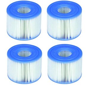 intex b01hmxbdgm purespa type s1 easy set pool cartridges (4 filters) | 29001e, 4 count (pack of 1), blue