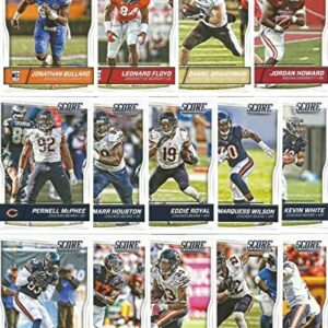 Chicago Bears 2016 Score EXCLUSIVE Factory Sealed Team Set with Jay Cutler and Others Plus Jordan Howard and Leonard Floyd Rookie Cards