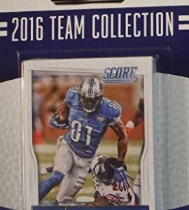 Detroit Lions 2016 Score EXCLUSIVE Factory Sealed Team Set with Matthew Stafford, Calvin Johnson, Rookie Cards and more