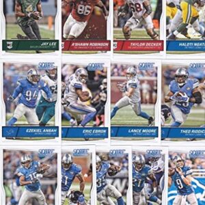 Detroit Lions 2016 Score EXCLUSIVE Factory Sealed Team Set with Matthew Stafford, Calvin Johnson, Rookie Cards and more