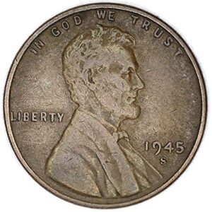 1945 S Lincoln Wheat Penny Good