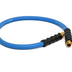 BluBird Lead-in Rubber Air Hose (1/2" x 3') 1/2" M-NPT - BBLD1203