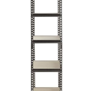 Muscle Rack UR361872PB5PAZ-SV Silver Vein Steel Storage Rack, 5 Adjustable Shelves, 4000 lb. Capacity, 72" Height x 36" Width x 18" Depth