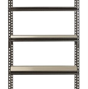 Muscle Rack UR361872PB5PAZ-SV Silver Vein Steel Storage Rack, 5 Adjustable Shelves, 4000 lb. Capacity, 72" Height x 36" Width x 18" Depth