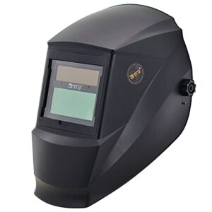 antra true color auto darkening welding helmet wide shade range 4/7-13 solar power ah7-220-0000 tig, mig/mag, mma, grinding 6+1 extra lens covers